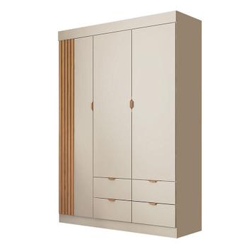 Guarda Roupa Infantil Ayla 3 Portas Off White - Phoenix - Phoenix Baby ...