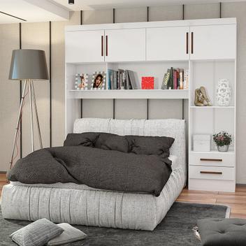Guarda Roupa Modulado Paris 4 Portas 2 Gavetas - Carioca Moveis ...