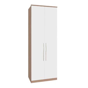 Guarda Roupa Modulo 2 Portas e 3 Gavetas 245cm Setiba Plus Carvalho ...