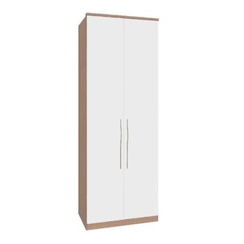 Guarda Roupa Modulo 2 Portas e 3 Gavetas 245cm Setiba Plus Carvalho ...