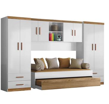 Guarda Roupa Solteiro 2UN, Bicama Armario Aéreo Onix Peternella ...