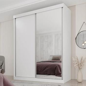 Guarda roupa solteiro búzios 2 portas de correr 1 porta espelhada 3 gavetas 100% mdf - VALVERDE ...