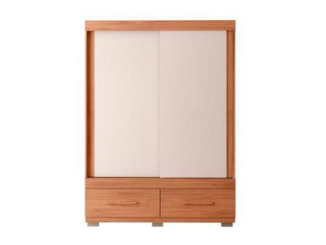 Guarda-roupa Solteiro Sereno 2 Portas 2 Gavetas Freijo/off - CAEMMUN ...