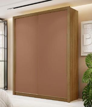 Guarda Roupas 2 Portas de Correr Dubai Dupla Face Nature Camarim Vila ...