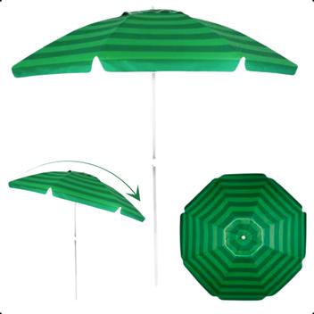 Guarda Sol Alumínio Articulado Proteção Sol 2,4 M - Mor - Guarda-sol ...