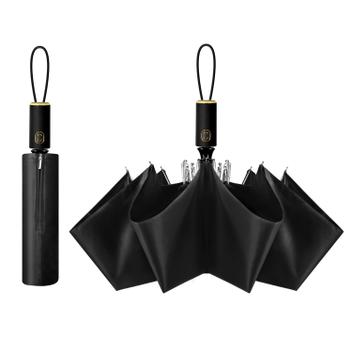 Guarda-sol Cuby Compact - Dobrável, Automático e Portátil - Preto ...