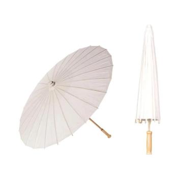 Guarda-sol de Papel para Festa - 84/60cm - Branco - Ideal para ...