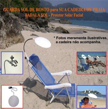 Guarda Sol Exclusivo para Sombra no Rosto Para Cadeira De Praia ...