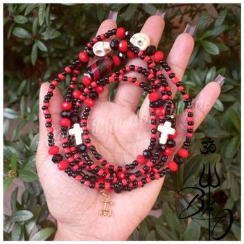 Guia fio de contas Exu Cemitério ou Calunga ou almas ou Catacumba ...