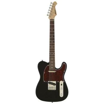 Guitarra Aria Pro II TEG-002 Black With Red Tortoise Pickgua - Guitarra ...