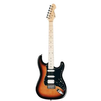 Guitarra Michael Rocker GMS250 Sunburst Black com Efeitos - Guitarra ...