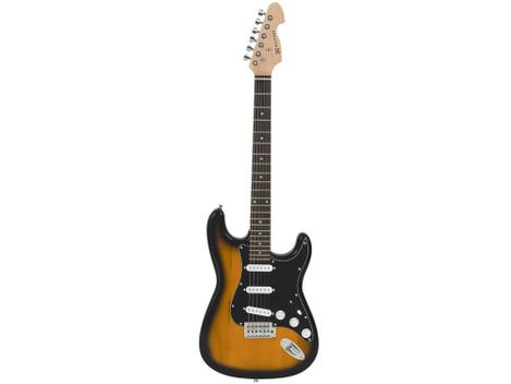 Guitarra Michael Strato ST Standard - Sunburst Black - Guitarra ...