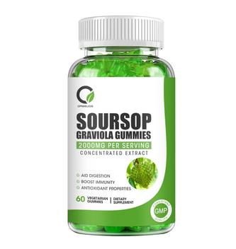 Gummies ORGEUOS Graviola orgânica Graviola 2000mg com VC e zinco ...