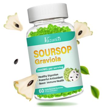 Gummies Vazatisi Soursop Graviola com extrato orgânico 60 unidades ...