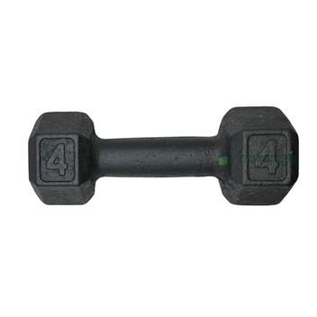 Halter Sextavado de Ferro Fundido Pintado - 4 Kg - BOX INGÁ - Halteres ...