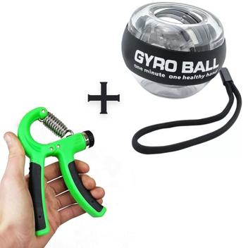 Hand Grip Strength Trainer + Power Ball Powerball Fitness - Home E More ...