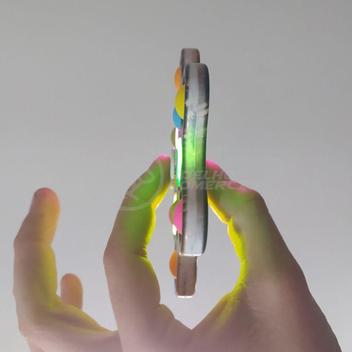 Hand Spinner C/ Luz Luminoso Tiktok Anti Stress Azul - SMART BRACELET ...