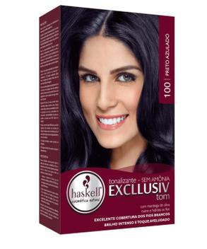 Haskell Excllusiv Tonalizante Preto Azulado - Tonalizante de Cabelo ...