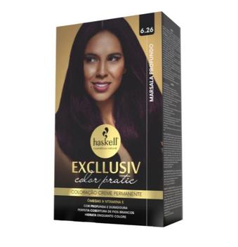 Haskell Kit Coloração 6.26 Marsala Profundo - Tinta de Cabelo ...