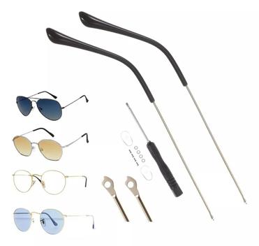 Haste Perna Compatível Com Ray Ban Resposição Tipo Aviador Conserto ...