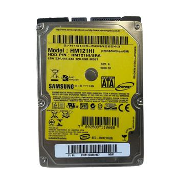 Hd Notebook Samsung Hm121hi 120gb - HD Externo - Magazine Fabnerstore