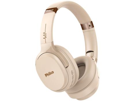 Headphone Bluetooth Philco Wave PFO01BTG - com Microfone Dourado ...