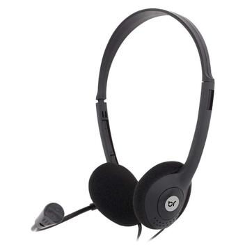 Headset Bright 0010 Office, P2, Microfone, Regulável - Headset ...