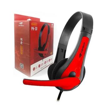 Headset Gamer C3 Tech P2 Preto E Vermelho - Ph-30bk P3 - C3Tech ...