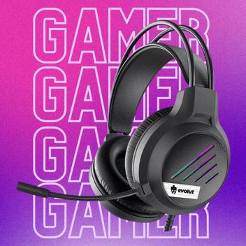 Headset Gamer Evolut Eg306, Led Rainbow - Headset - Magazine Luiza
