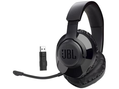 Headset Gamer JBL Quantum JBLQ350WLBLK Surround - sem Fio USB Preto ...