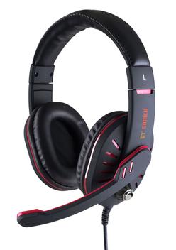 Headset Gamer Preto com Vermelho Goldentec - Goldentec Acessórios ...