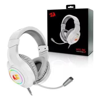 Headset Gamer Redragon Hylas Lunar White H260RGB - Headset Gamer - Magazine Luiza