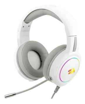 Headset Gamer Redragon Mento H270W-Rgb Pc Console Branco - Headset ...