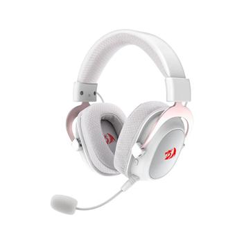 Headset Gamer Redragon Zeus Pro Sem Fio 2.4Ghz 7.1 Rgb White - Headset ...