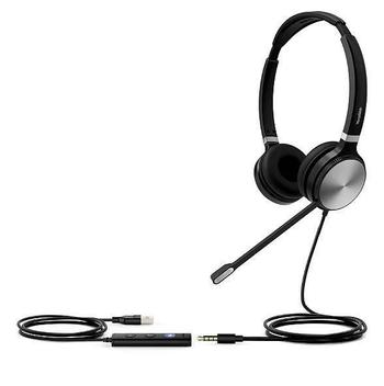 Headset Yealink Uh36 Dual Teams 1308011 - Headset com Fio - Magazine Luiza