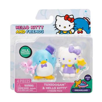 Hello Kitty e Amigos - Fig de 5cm - Tuxedosam e Hello Kitty - Sunny ...