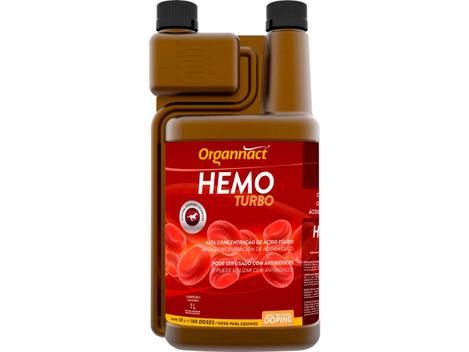 Hemo Turbo 1 Litro - Organnact - Vitaminas e Suplementos para Pet ...