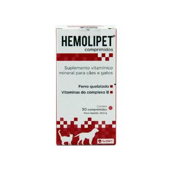 Hemolipet 30 Comprimidos Vitaminico B Mineral Ferro - Avert - Vitaminas ...