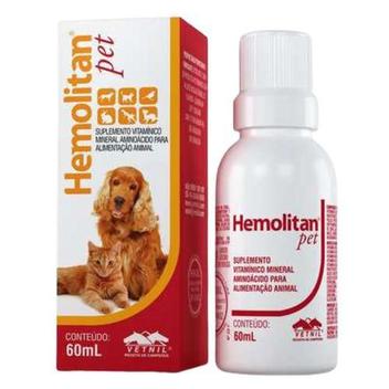 Hemolitan Pet 60Ml - Vetinil - Vitaminas e Suplementos para Pet ...