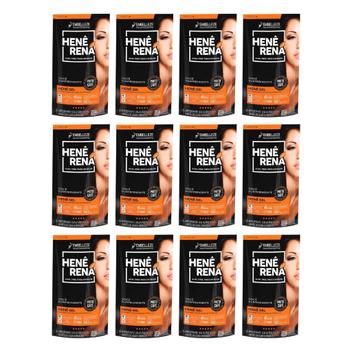 Hene Rena 180G Preto Cafe - Kit Com 12Un - Embelleze - Alisamento de ...