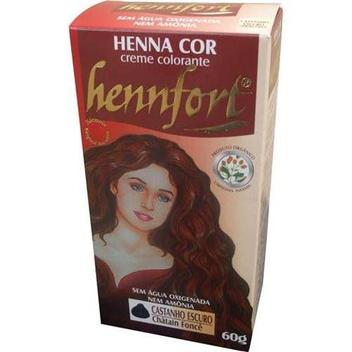 Henna creme castanho escuro 60 g hennfort - Henna para Cabelo ...