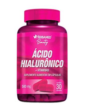 Hialurônico + Vitaminas 30 Capsulas. Herbamed Beauty - Fitoterápicos ...