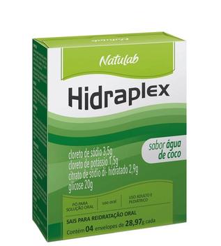 Hidraplex Água De Coco 4 Envelopes De 27,9g - Natulab - Soro ...