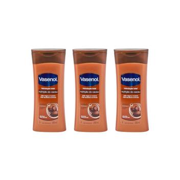 Hidratante Corporal Vasenol Nutriçao Cacau 200Ml - Kit C/3Un ...