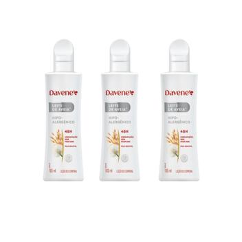 Hidratante Davene Leite de Aveia 180ml Sem Perfume-Kit 3un - Cuidados ...