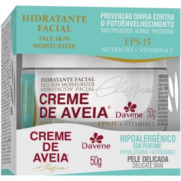 Hidratante Facial Creme de Aveia Hipoalergênico 50g Davene - Hidratante ...