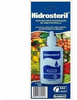 Hidrosteril 50Ml Para Desinfecção Saladas Legumes Frutas - Produtos de ...