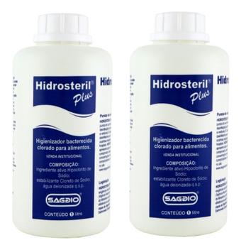 Hidrosteril Plus 2 Litros Germicida Bactericida para Alimentos ...