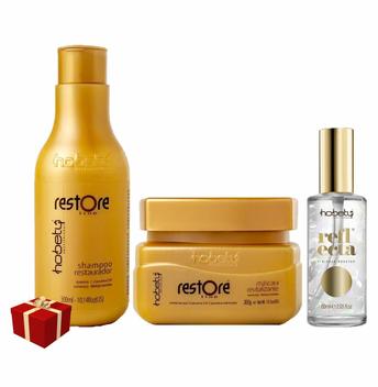 Hobety Sha E Másc Restore Line 300G + Reflecta Finisher 60Ml - Shampoo ...