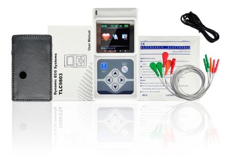Holter Monitorização 24 Horas Ecg 3 Canais Contec Tlc9803 - Elétrica de ...